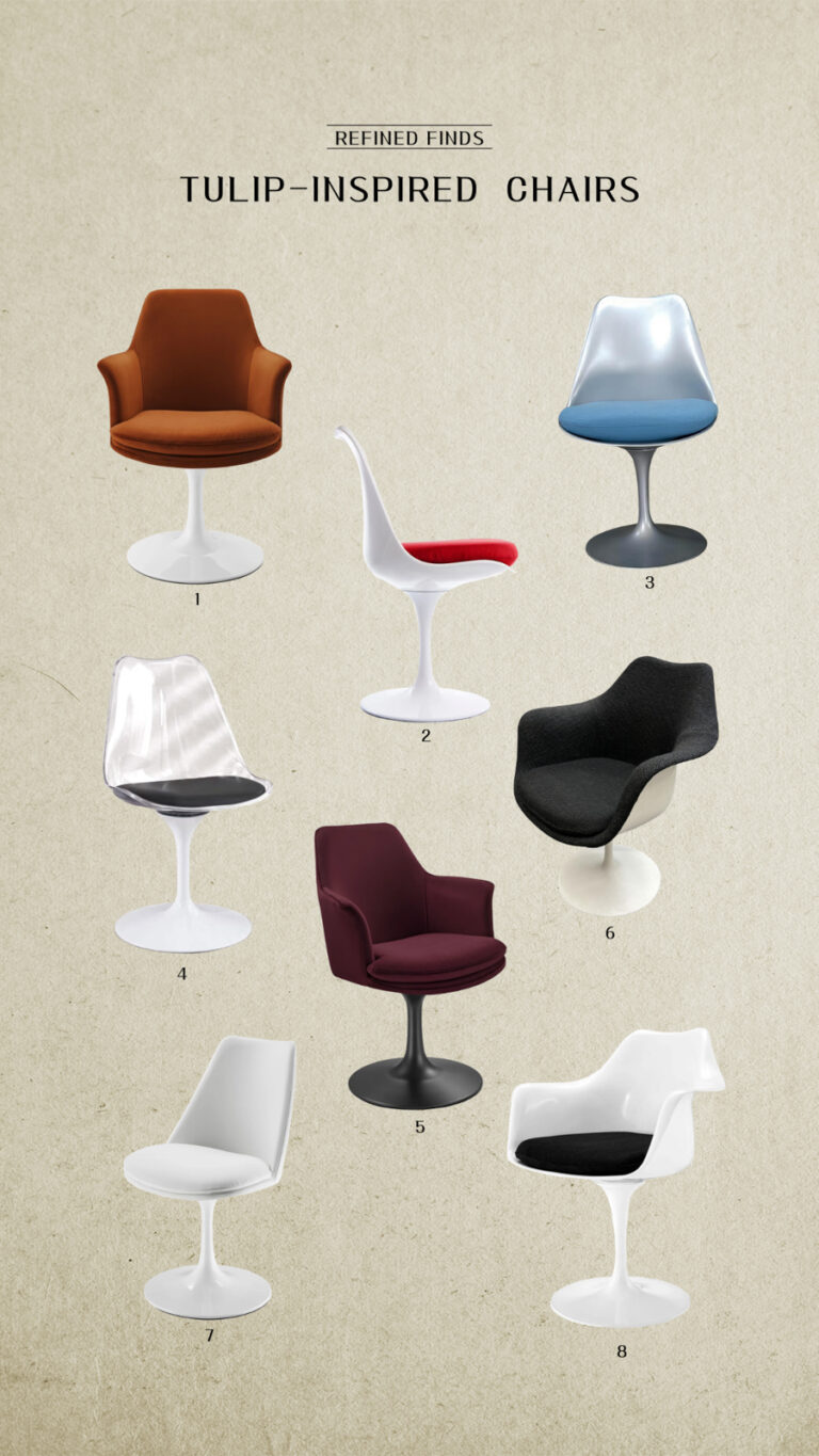 The Ultimate Guide to Tulip Chairs for Your Home - Casa Refined